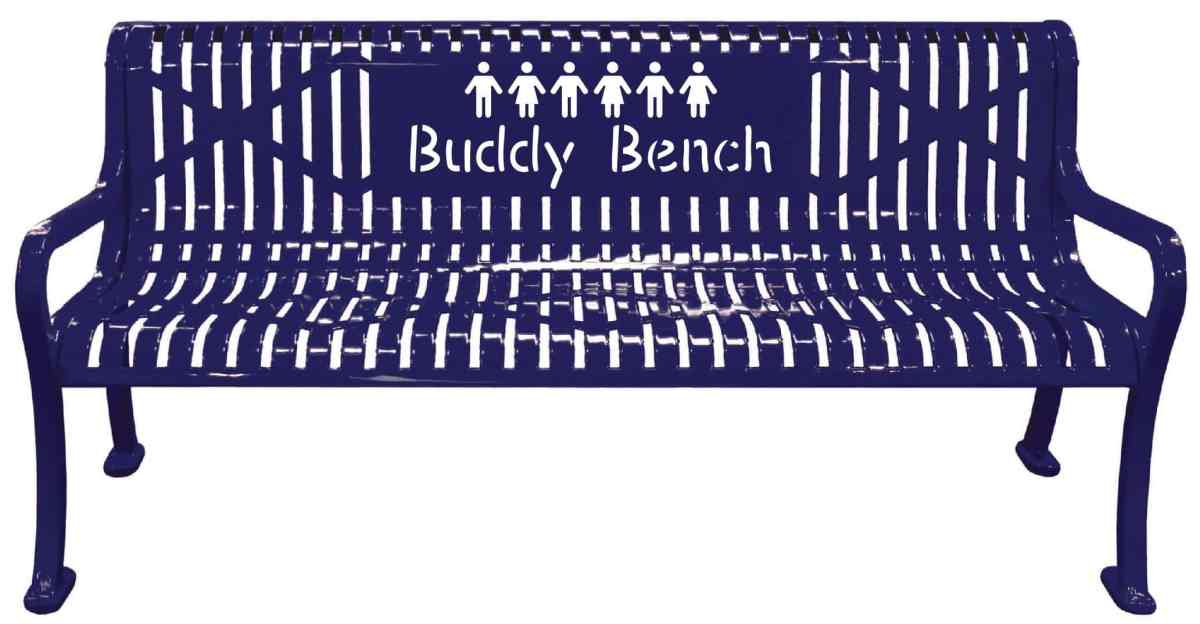 Customized Buddy Bench Online | Outdoor School Furniture